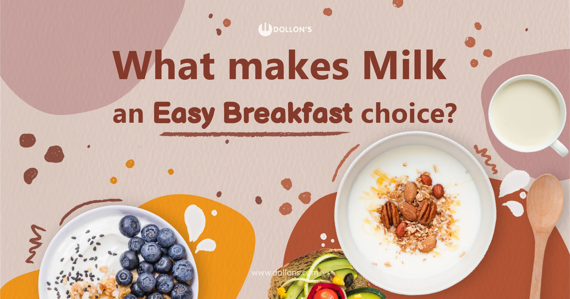 What to eat with milk for breakfast? - Dollons